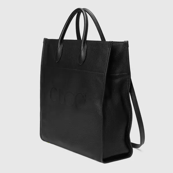 Gucci Embossed Logo Top Handle Bag