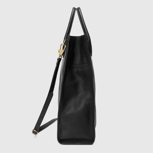 Gucci Embossed Logo Top Handle Bag