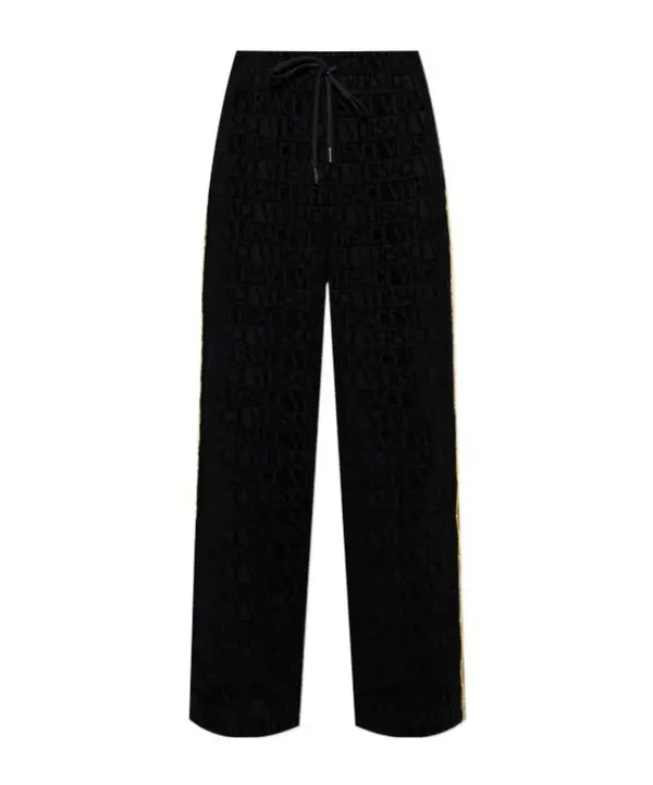 Versace Elastic Waist Sweatpants - Black