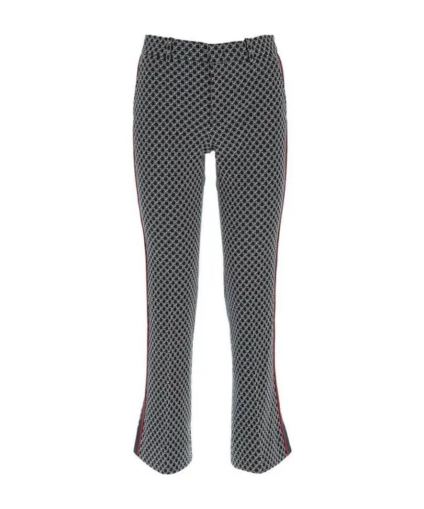 Gucci Gg Monogram Cropped Flared Trousers