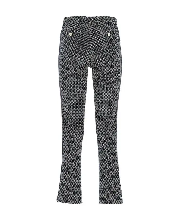 Gucci Gg Monogram Cropped Flared Trousers