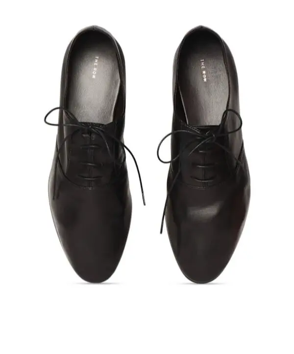 THE ROW Awar Leather Lace-up Shoes