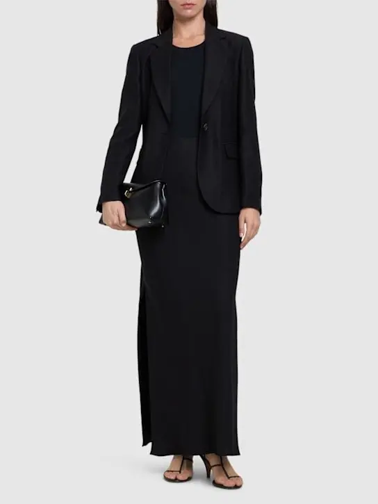 Brunello Cucinelli Slit Skirt