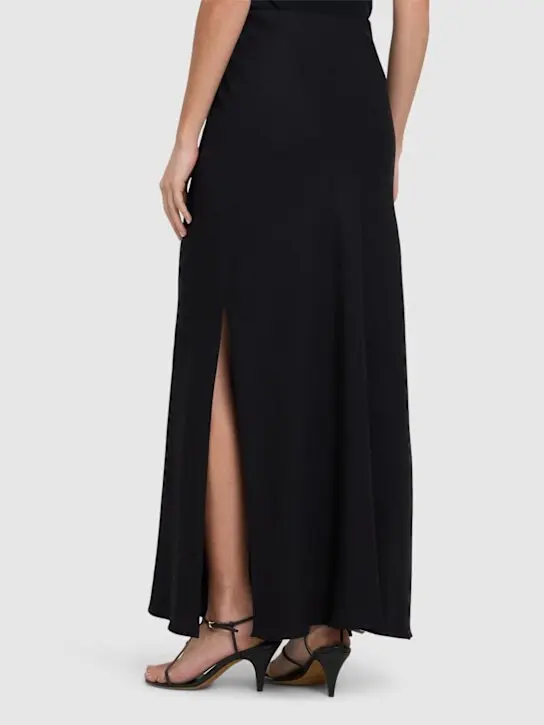 Brunello Cucinelli Slit Skirt