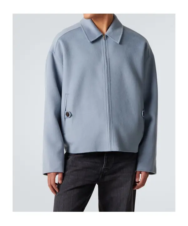 Acne Studios Wool And Cashmere Zip-up Jacket