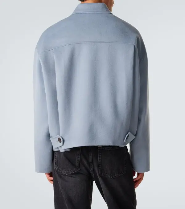 Acne Studios Wool And Cashmere Zip-up Jacket