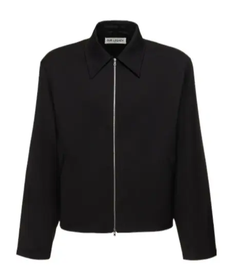 Our Legacy Boxy Zipper Jacket - Black