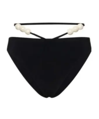 Magda Butrym Bikini Bottoms With Beaded Detail