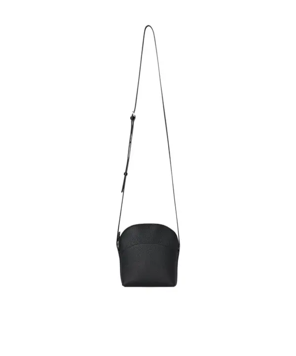 THE ROW Annie Crossbody Bag In Leather - Black