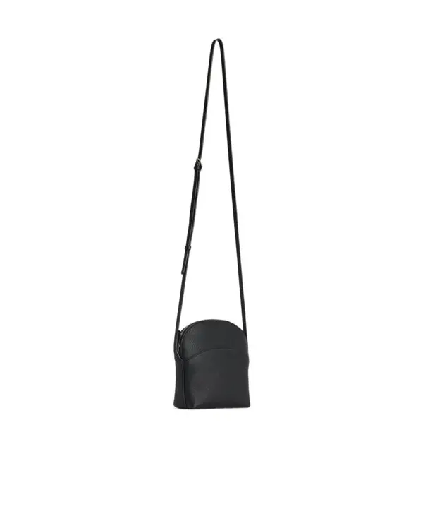 THE ROW Annie Crossbody Bag In Leather - Black
