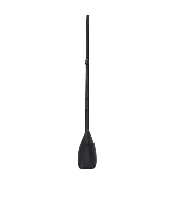 THE ROW Annie Crossbody Bag In Leather - Black