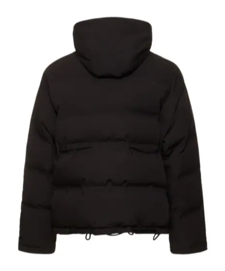 Valentino Garavani Logo Detail Down Jacket With Drawstring