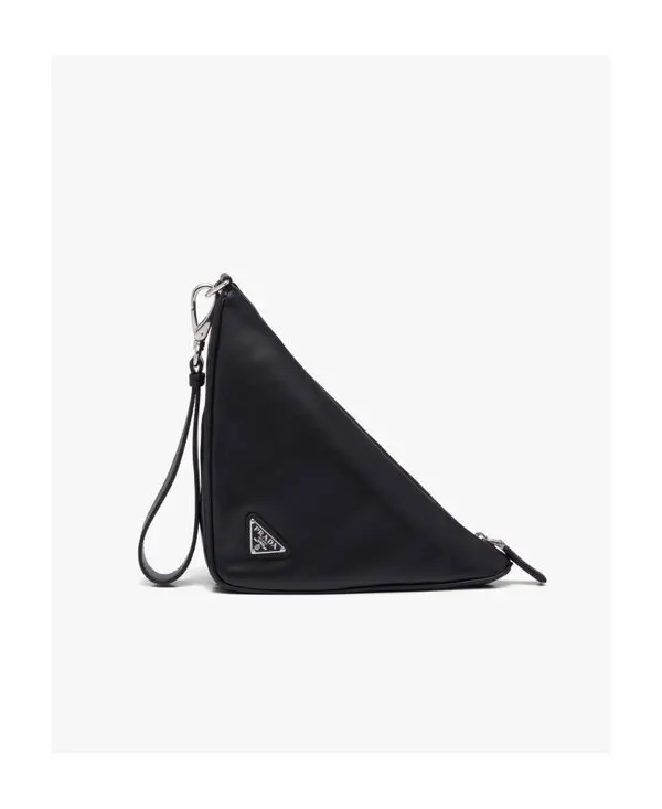 Prada Leather Triangle Pouch