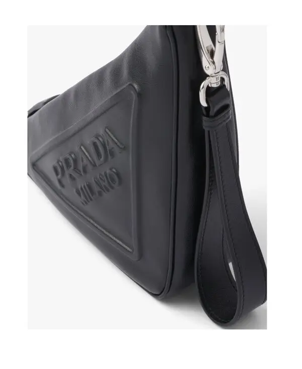 Prada Leather Triangle Pouch