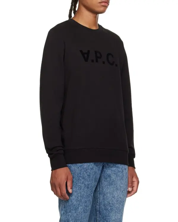 A.p.c. Logo Print Crewneck Sweatshirt