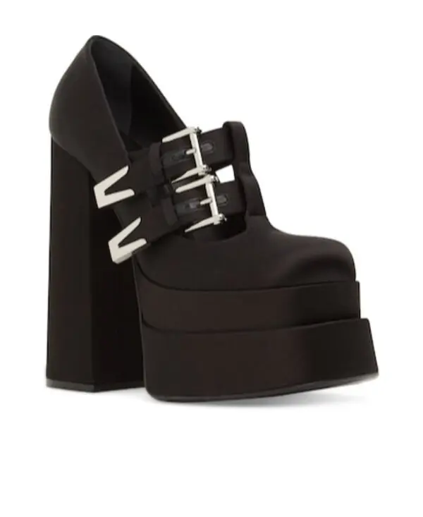 Versace Platform Mary Jane High Heels