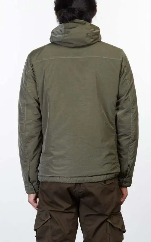 C.P. COMPANY Hooded Lightweight Jacket With Flap Pockets - Green