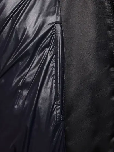 MUGLER Zip-up Bomber Jacket With Fur Collar