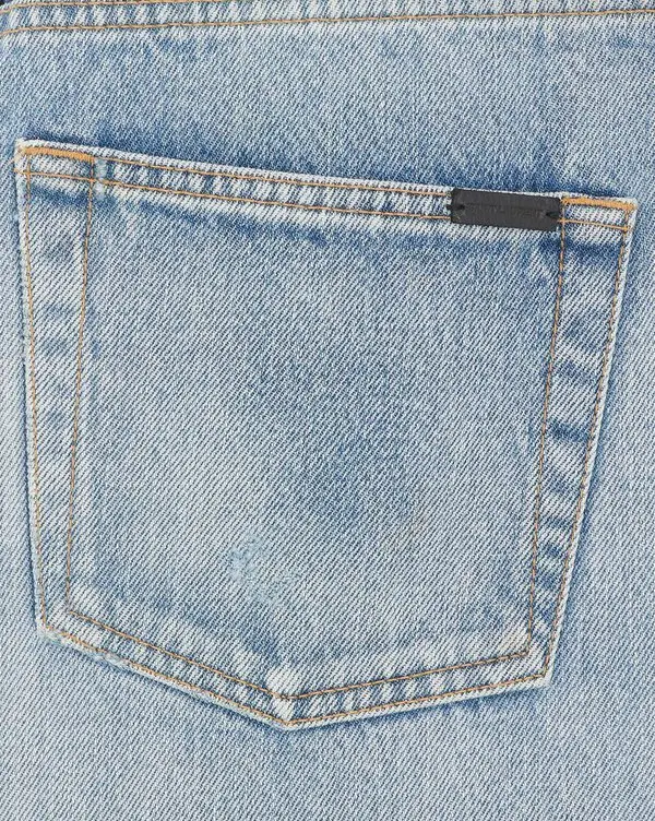 Saint Laurent Cassandre Straight Leg Jeans