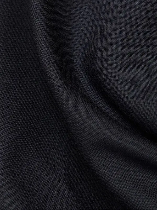 THE ROW Wool Suit Fabric Draped Dress