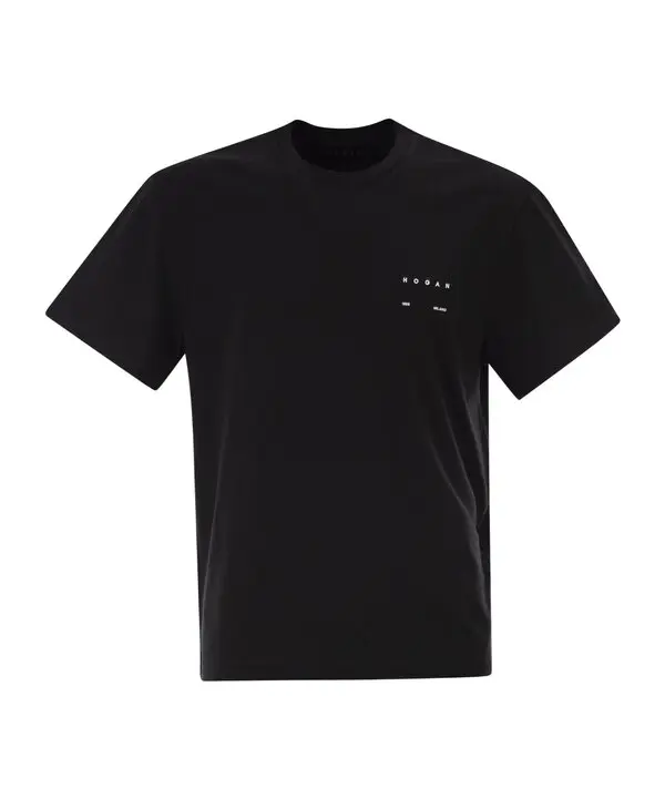 Hogan Logo Printed Crewneck T-shirt