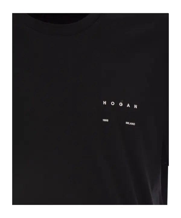 Hogan Logo Printed Crewneck T-shirt