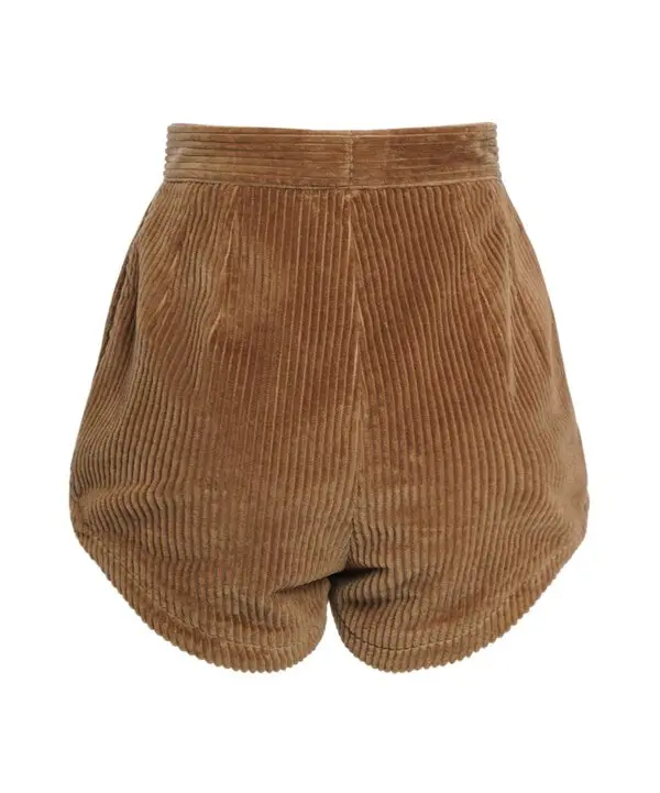 Dolce & Gabbana High-waist Corduroy Shorts