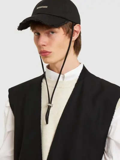 Jacquemus Baseball Cap With Distressed Details