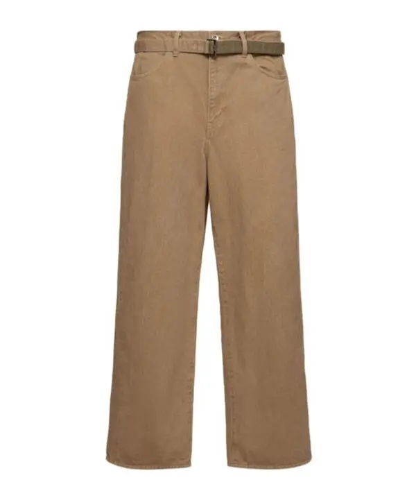 Sacai Belted Denim Trousers