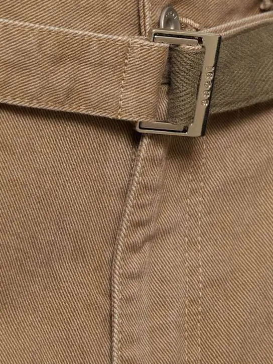 Sacai Belted Denim Trousers
