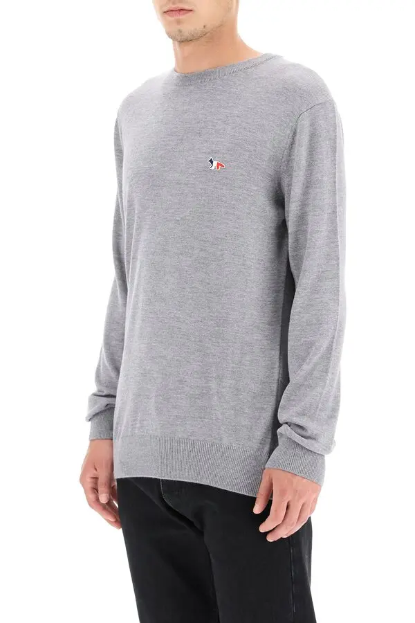 Maison Kitsuné Logo Crewneck Sweater