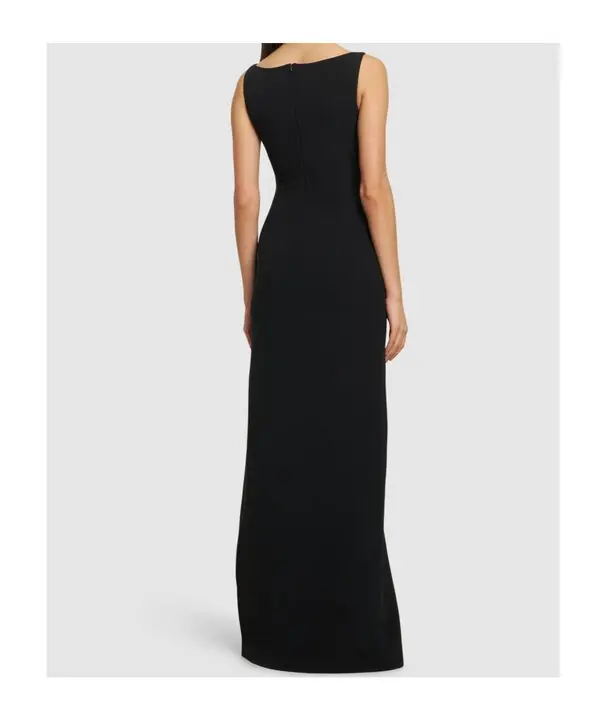 David Koma Embellished Neckline Sleeveless Gown