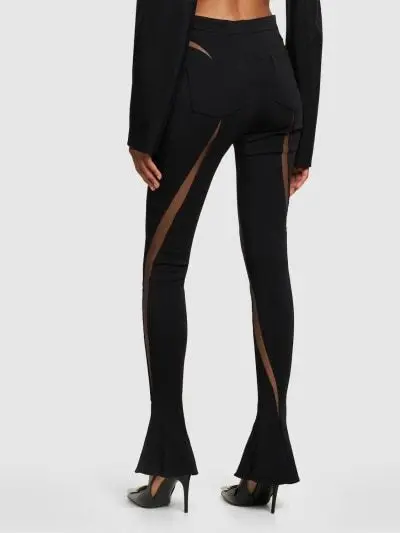 MUGLER Tulle Leggings