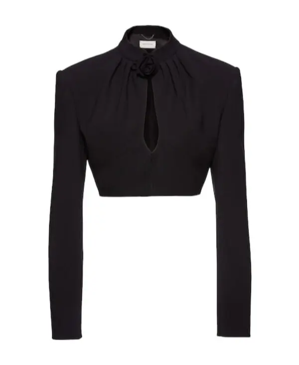 Magda Butrym Keyhole Cropped Jacket