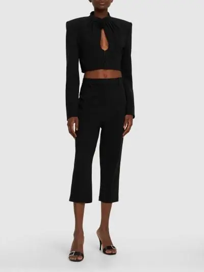 Magda Butrym Keyhole Cropped Jacket
