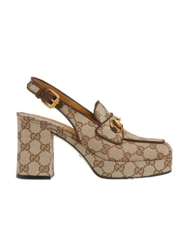 Gucci Horsebit Slingback Mules