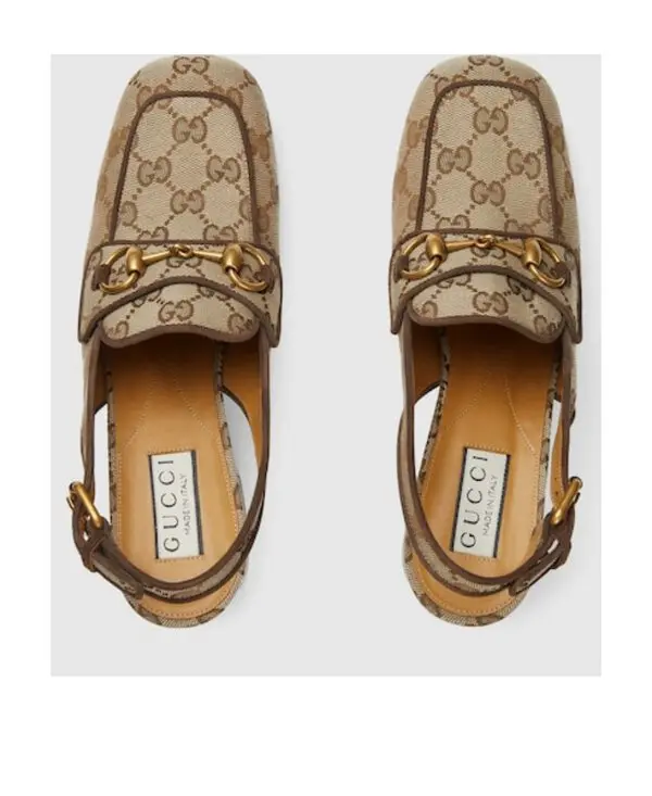 Gucci Horsebit Slingback Mules