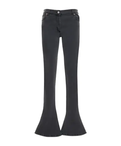 Magda Butrym Low-rise Trumpet Jeans - Black