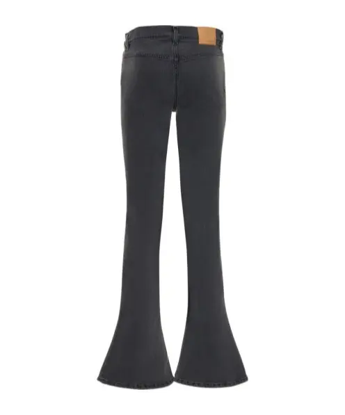 Magda Butrym Low-rise Trumpet Jeans - Black