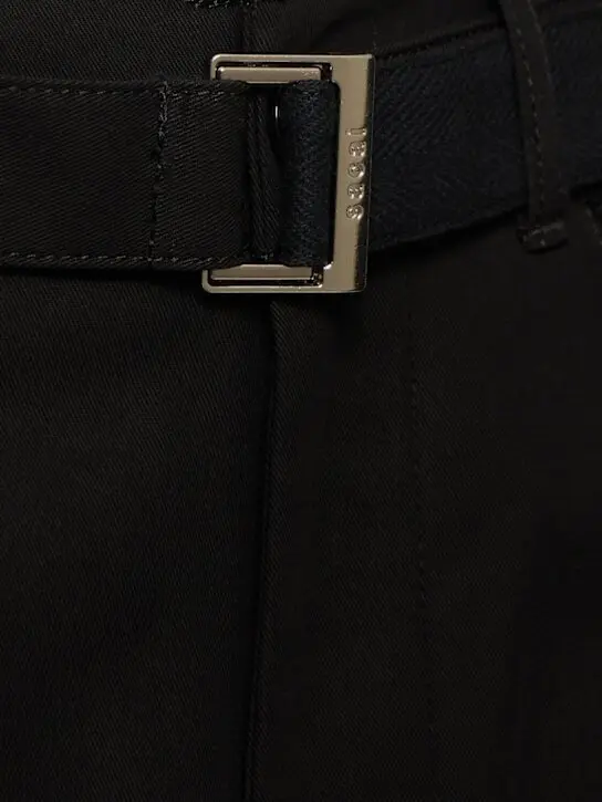 Sacai Cotton Twill Belted Cargo Pants