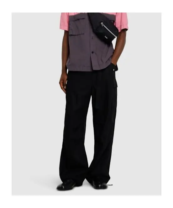 Sacai Cotton Twill Belted Cargo Pants