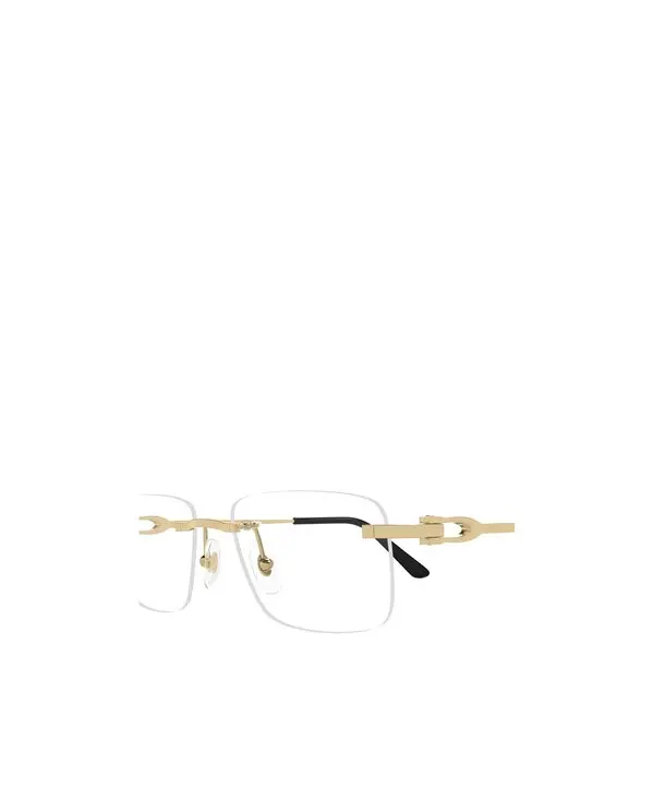 Cartier Rimless Geometric Frame Eyeglasses