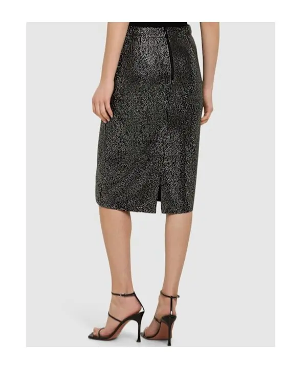 Giuseppe Di Morabito Embellished Mini Skirt With Slit Detail