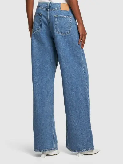 Magda Butrym Low Waist Belt Ring Jeans
