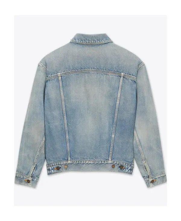 Saint Laurent Oversized Denim Trucker Jacket