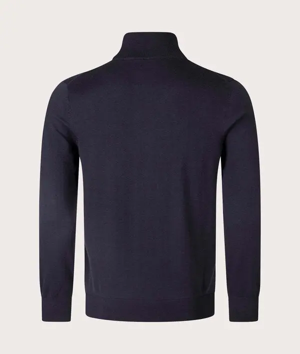 Paul Smith Zip Cardigan With Logo Patch
