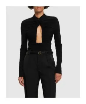 Magda Butrym Long Sleeve Cut-out Jumpsuit