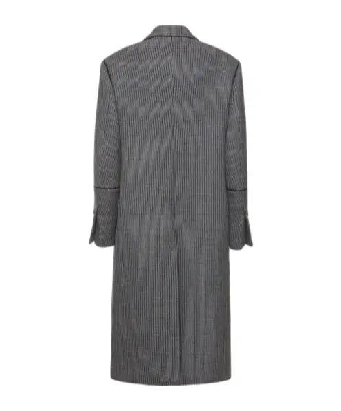 FERRAGAMO Houndstooth Long-sleeved Coat