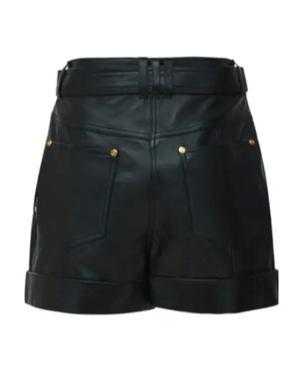 Balmain Logo High-waisted Casual Shorts