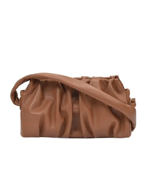 ELLEME PARIS Ruched Detail Shoulder Bag